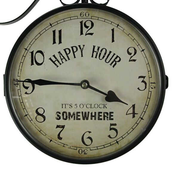 Upper Deck | Wall Decor | Metal Decorative Vintage Happy Hour Double ...